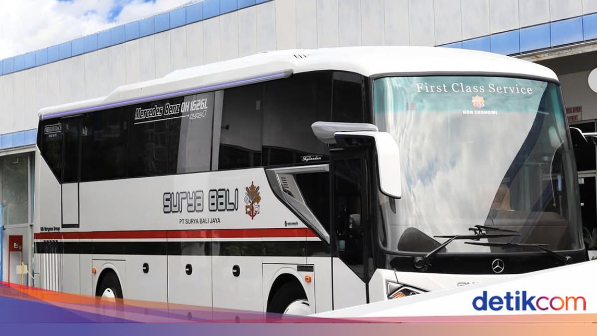 Mewah dan Mahal, Ini Penampilan Bus Baru PO Surya Bali dengan Bodi New ...