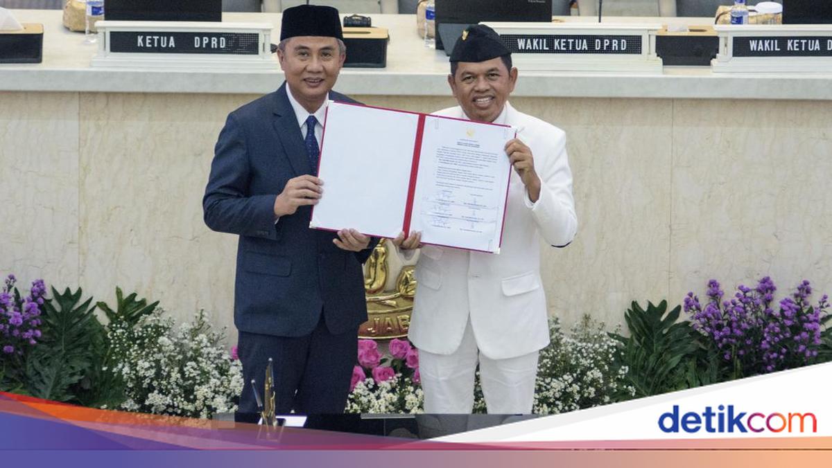 Senyum Dedi Mulyadi Usai Sertijab Jadi Gubernur Jawa Barat