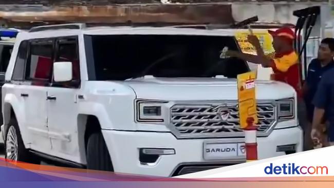 Mobil Maung Garuda Terekam Isi BBM Shell, Begini Penjelasan Istana