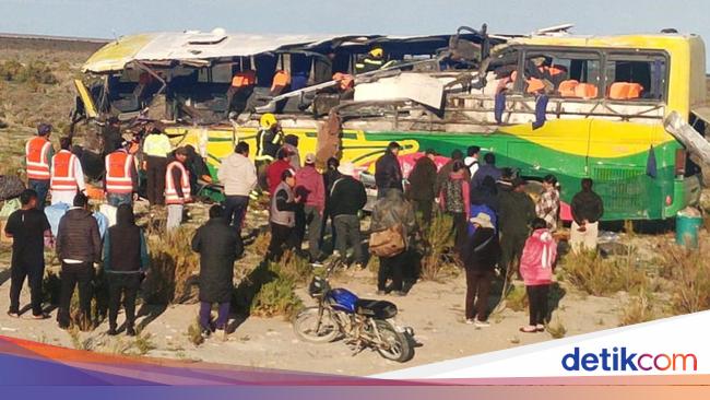 Kondisi Bus yang Kecelakaan hingga Tewaskan 37 Orang di Bolivia