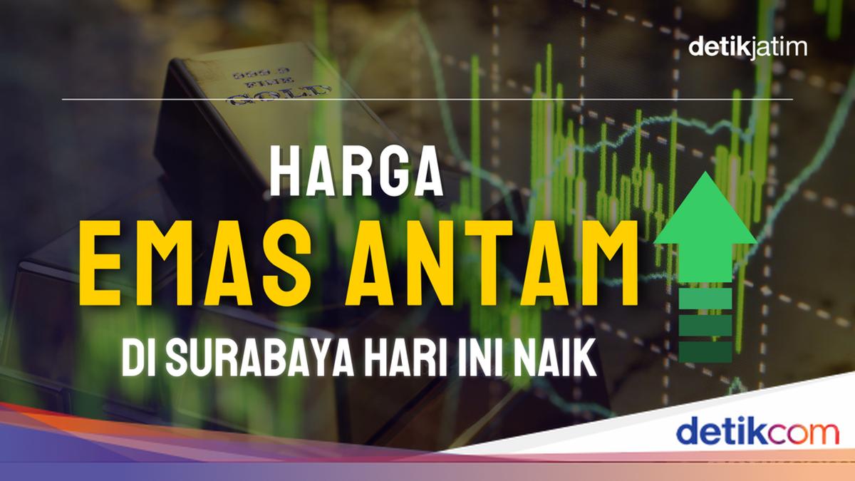 Harga Emas Antam Surabaya Hari Ini Melonjak Rp 36.000 Jadi Rp 2.234.000