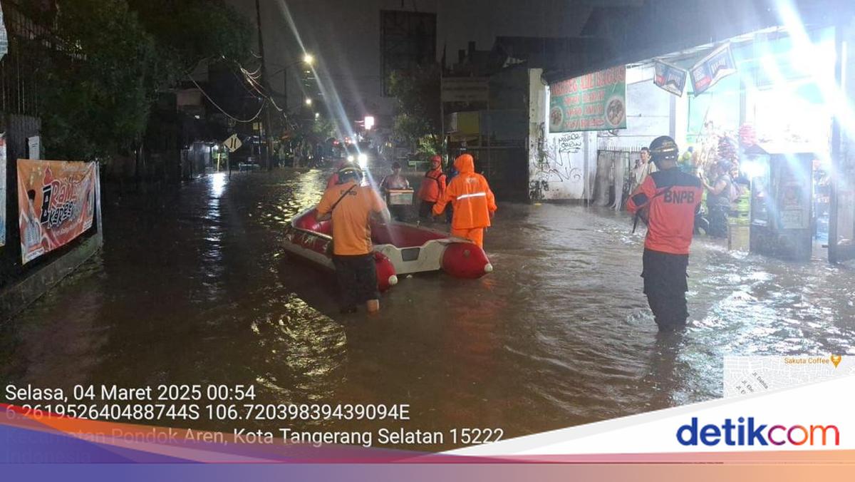Banjir Landa 5 Kecamatan di Tangerang Selatan, 1.870 Rumah Terdampak