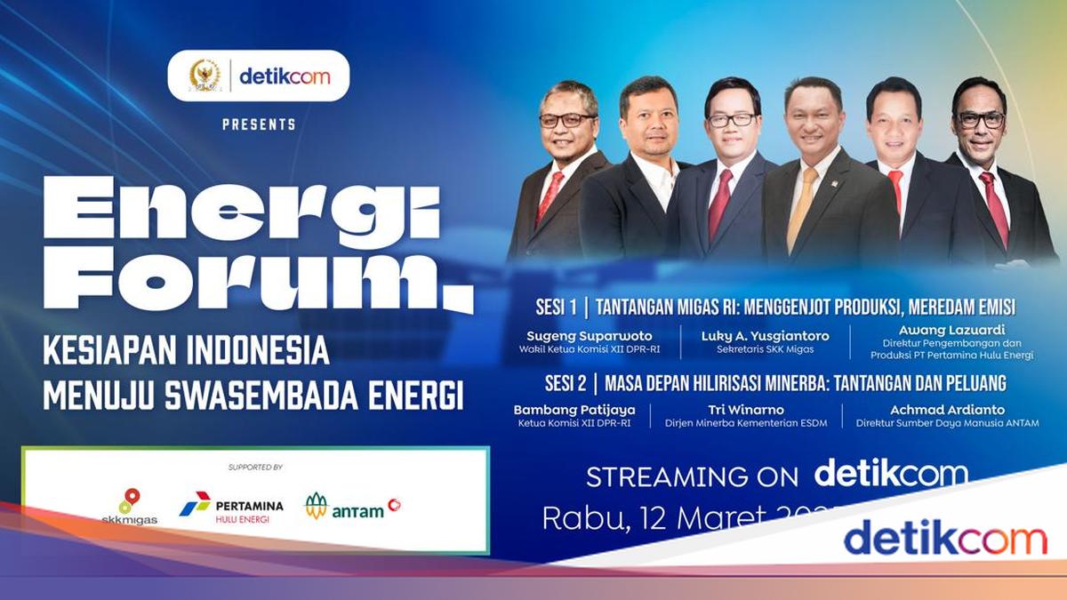 Diskusi Eksklusif Swasembada Energi,Tonton Streaming di detikcom!