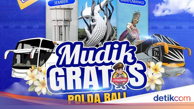 Polda Bali Gelar Mudik Gratis untuk 1.000 Orang, Pendaftaran hingga 20 ...