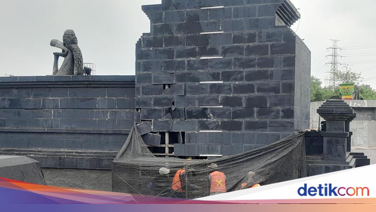 Pemkab Gresik Buka Suara Soal Viral Gapuro Naga Giri Rp 7 M Rontok
