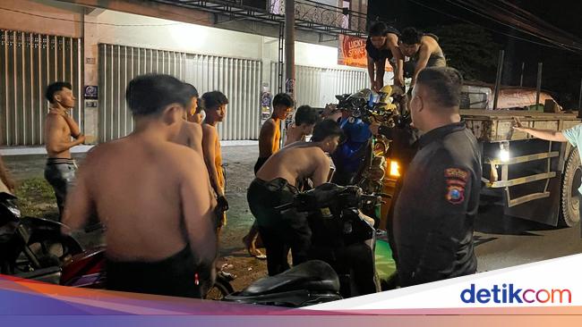 Puluhan Remaja dan 33 Motor Diamankan dalam Razia Balap Liar di Gresik
