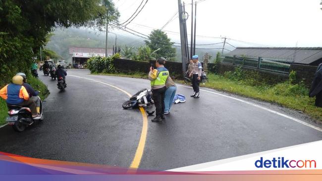 Tabrakan Maut di Baturiti Tabanan, Pemotor Tewas Terlindas Truk