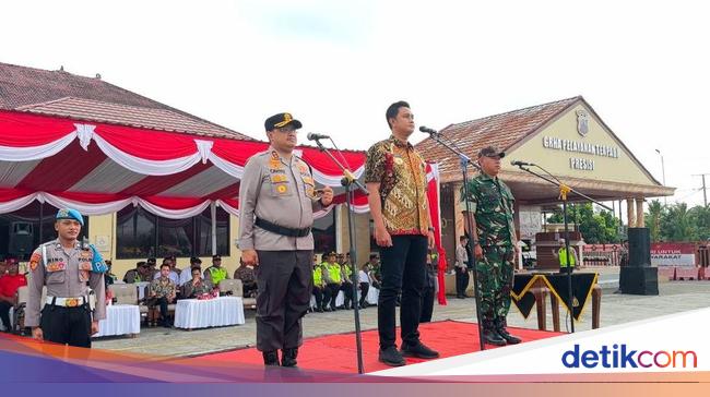 Polres Klaten Gelar Apel Operasi Ketupat Candi, 1.060 Personel Disiagakan