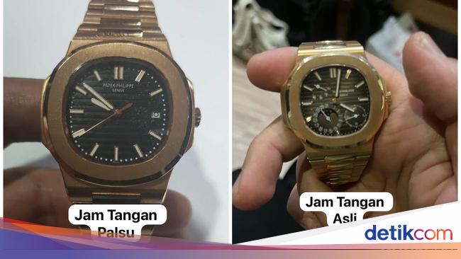 Potret Jam Patek Philippe Asli dan KW yang Ditukar ART Pencuri