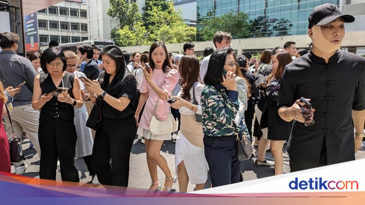 Guncangan Gempa Myanmar Bikin Panik Bangkok, PM Thailand Rapat Darurat