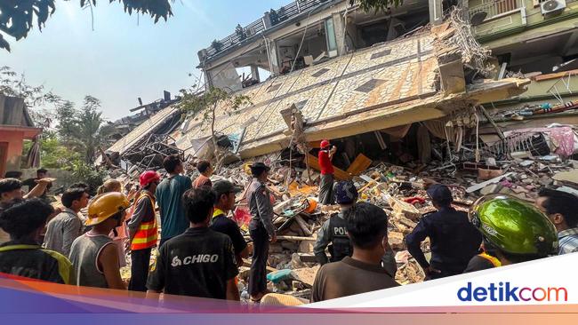 Korban Tewas Gempa Myanmar Kini Tembus Lebih dari 2 Ribu Orang