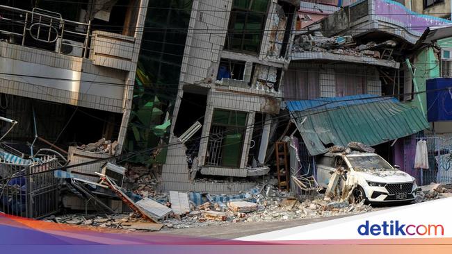 Korban Tewas Akibat Gempa M 7,7 Myanmar Kini 2.719 Orang