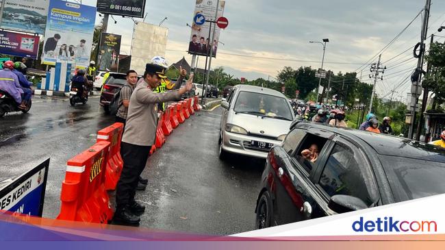 Arus Balik Mulai Terlihat di Simpang Mengkreng, Rekayasa Lalin Diterapkan