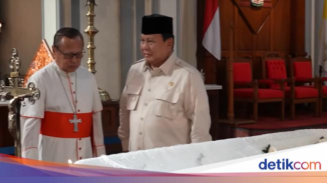 Kata-kata Belasungkawa Prabowo Atas Wafatnya Uskup Emeritus Mgr Petrus Turang