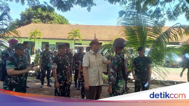 Menhan Sjafrie Cek Sarana Latihan Prajurit di Secata A Rindam Udayana
