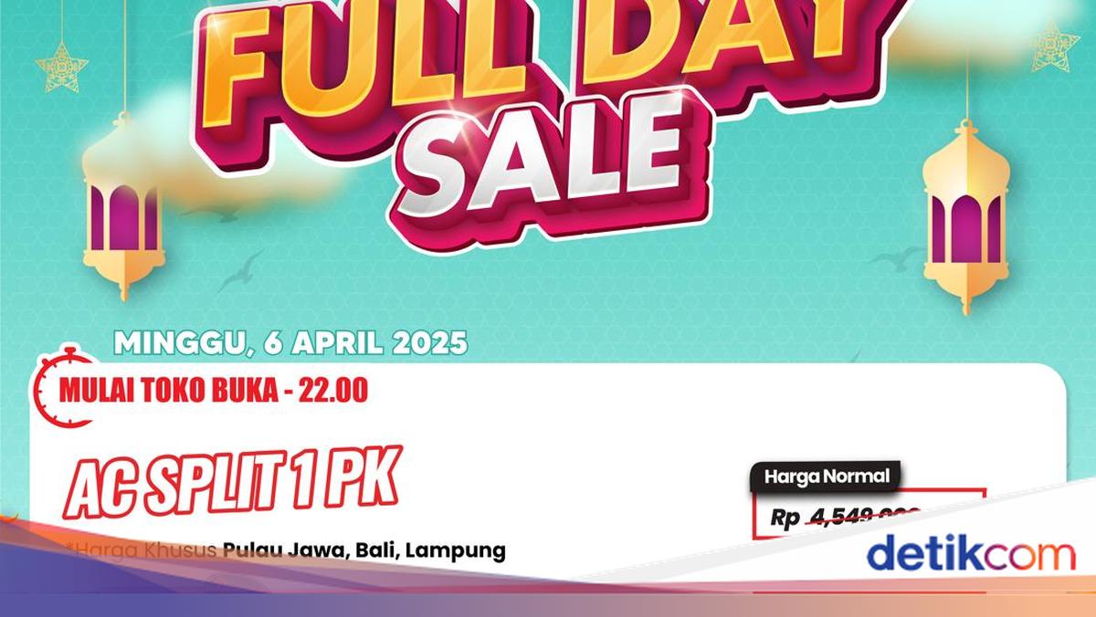 AC Split Harga Rp 3 Jutaan Hanya di Transmart Full Day Sale
