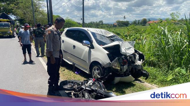 Adu Banteng Motor Vs Mobil di Jalan Parangtritis, ABG Asal Sragen Tewas