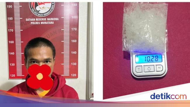 Polisi Tangkap Pengedar Narkoba di Muratara, Rekannya Buron