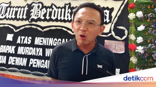 Respons Ahok soal Kongres PDIP Mundur Lagi