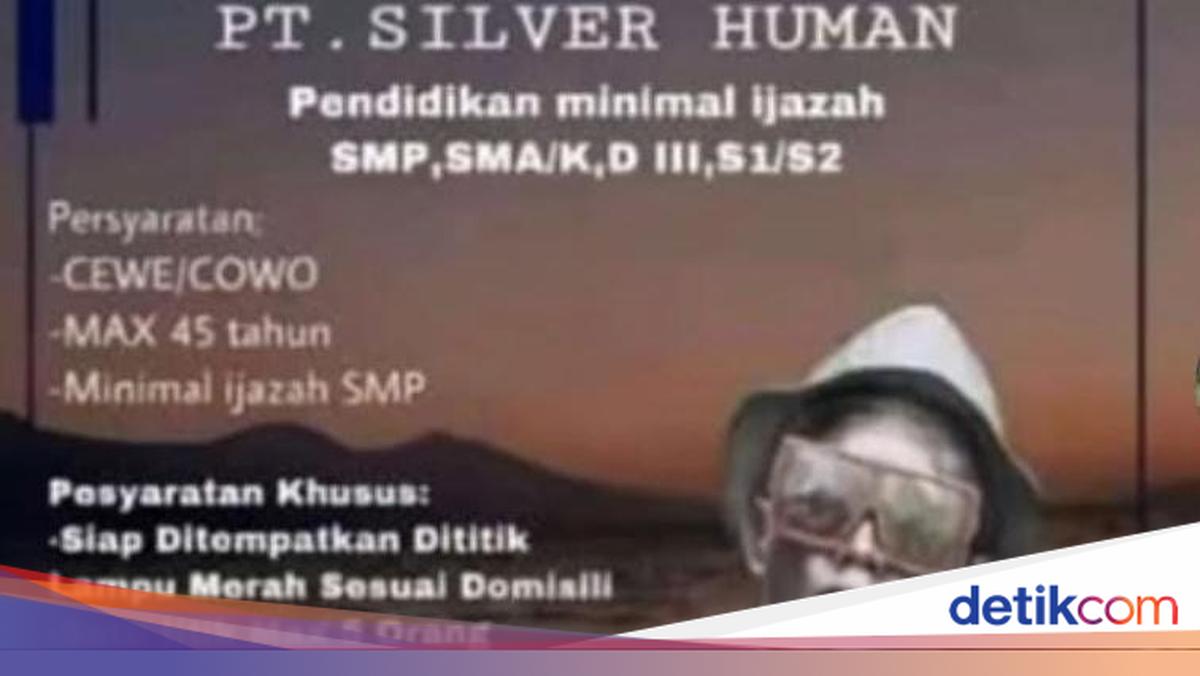 Heboh Pamflet Lowongan Kerja Manusia Silver, Syaratnya Ijazah SMP