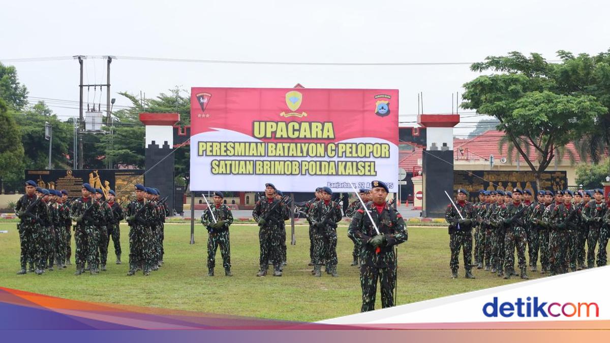 Batalyon C Pelopor Satbrimob Kalsel Resmi Dibentuk, Ini Tugasnya