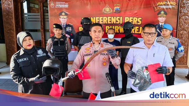 2 Pelaku Klitih Bacok Korban-Rampas Duit di Purworejo, Ngobat Sebelum Beraksi