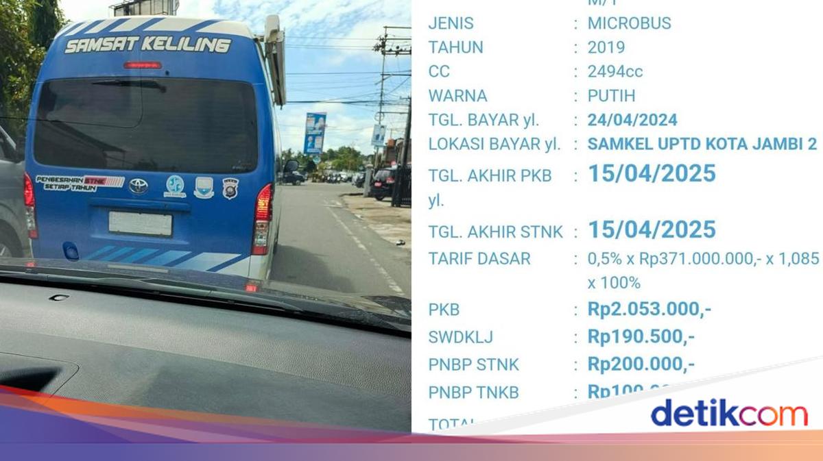 Heboh Mobil Samsat Keliling Jambi Telat Bayar Pajak, Ini Penjelasan Pemda