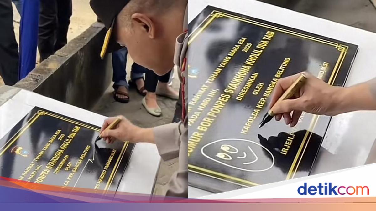 Heboh Ada Emoji Senyum di Tanda Tangan Prasasti, Ini Alasan Kapolda Babel