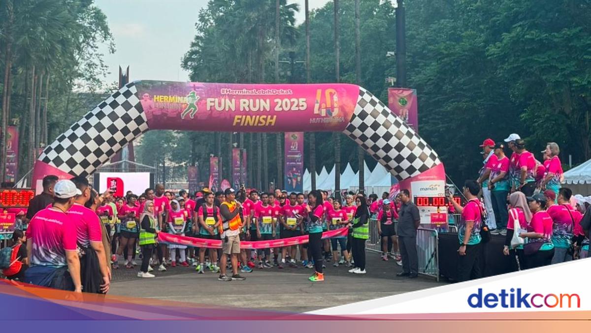 Fun Run 2025 di GBK Diikuti 1.000 Peserta