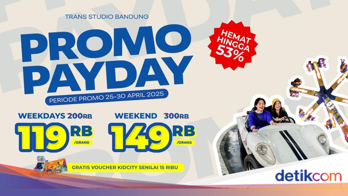Promo Payday Trans Studio Bandung, Tiket Mulai Rp119 Ribu