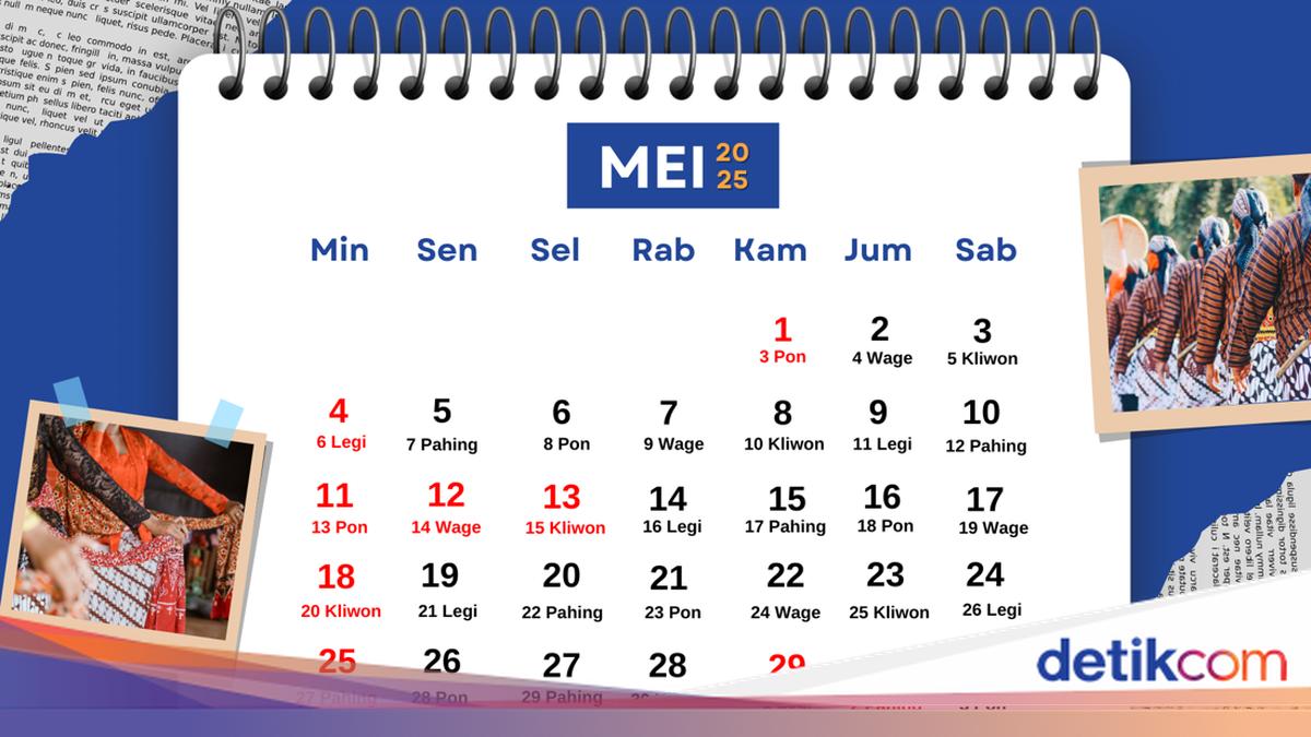 Kalender Jawa 28 Mei 2025, Simak Weton Rabu Kliwon