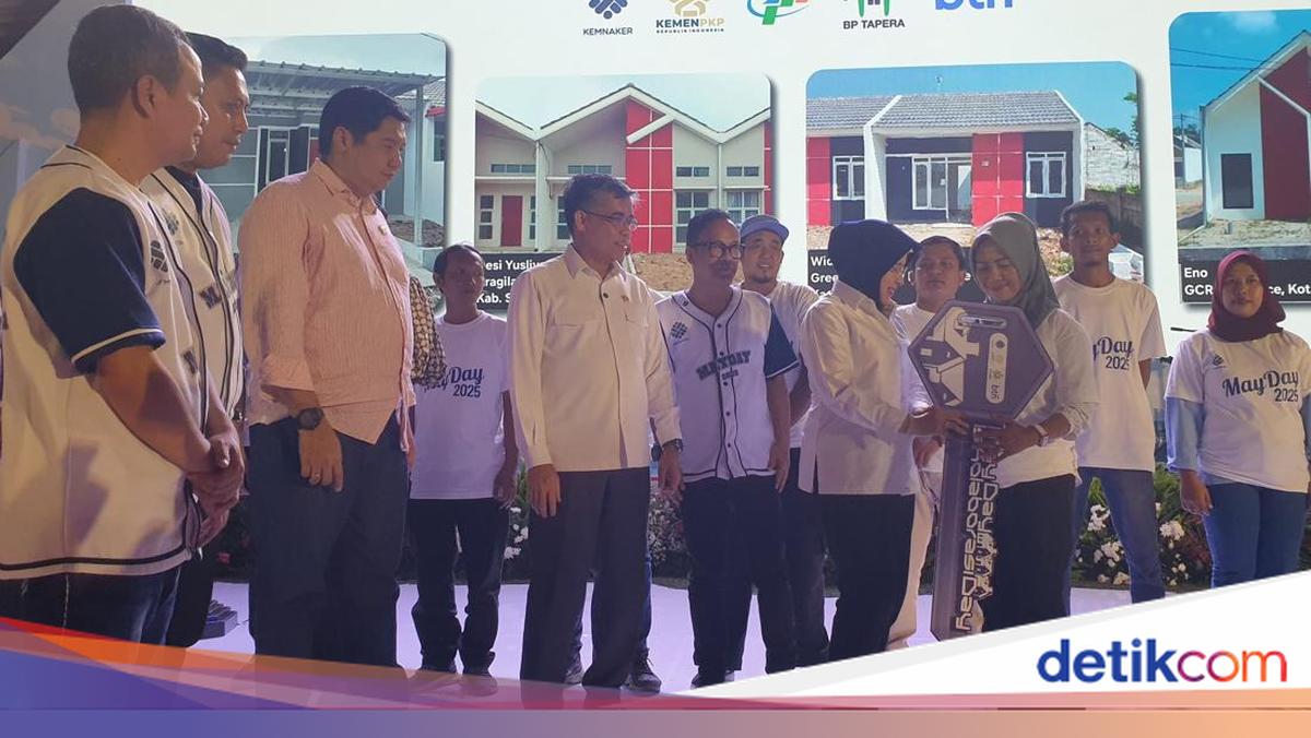 May Day! Pemerintah Serahkan 100 Rumah Subsidi untuk Buruh