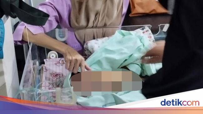 Bayi Laki-laki Ditelantarkan di Toilet Puskesmas Selong Lombok Timur