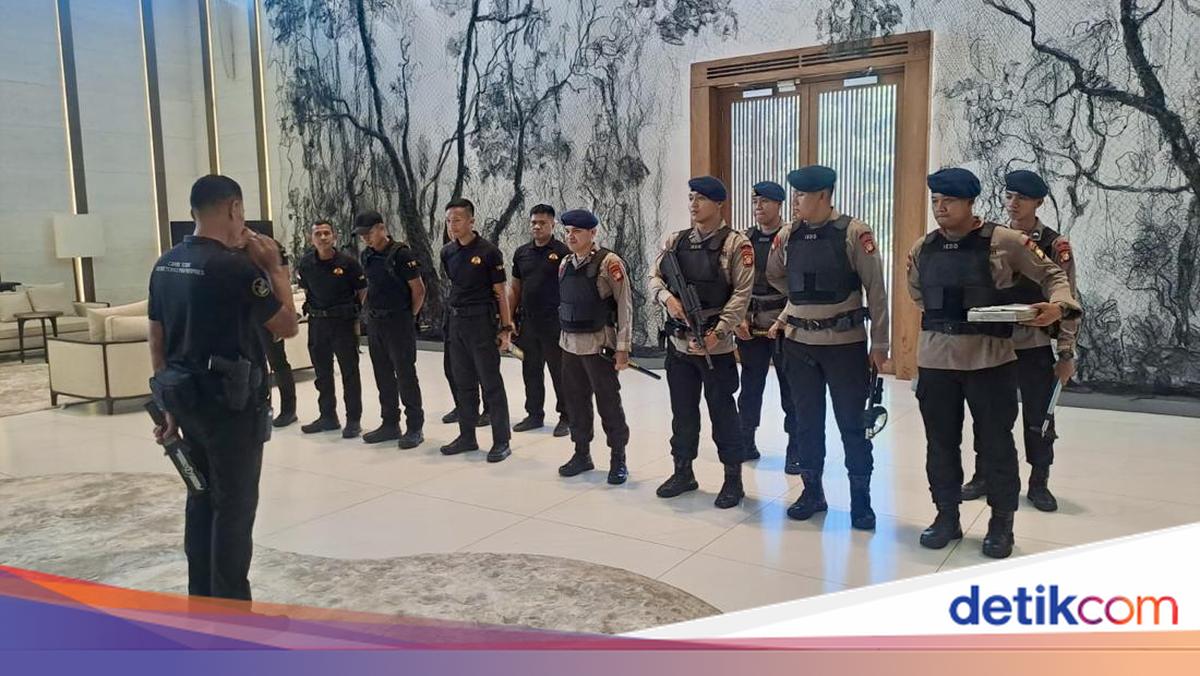 Tim Jibom Polda Metro Amankan Kunjungan Presiden Senat Kamboja