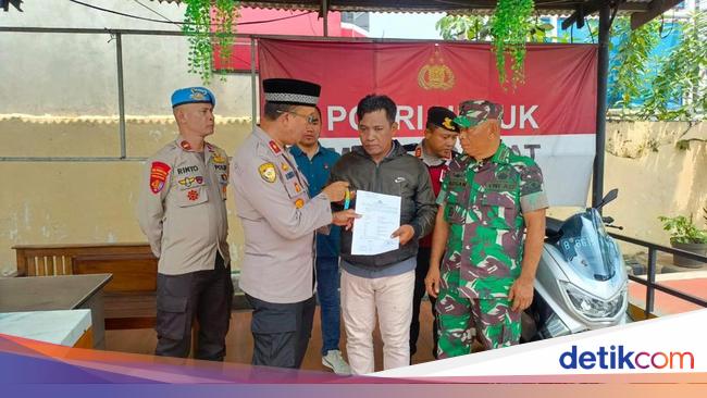 Polsek Ciputat Timur Kembalikan Motor yang Dicuri ke Pemiliknya