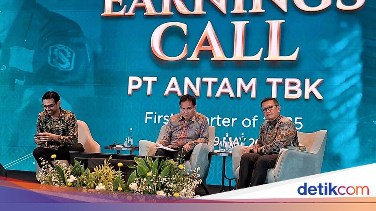 Laba Bersih Antam Lompat 1.000% Lebih, Jadi Rp 2,32 T di Kuartal I 2025