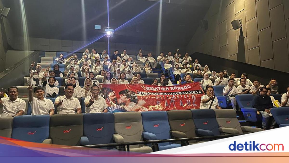 Polres Mojokerto Kota Gelar Nobar Sayap-Sayap Patah 2