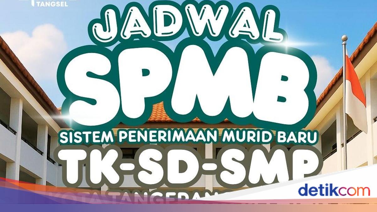 Jadwal SPMB Jenjang TK-SD-SMP Kota Tangerang Selatan 2025, Catat!