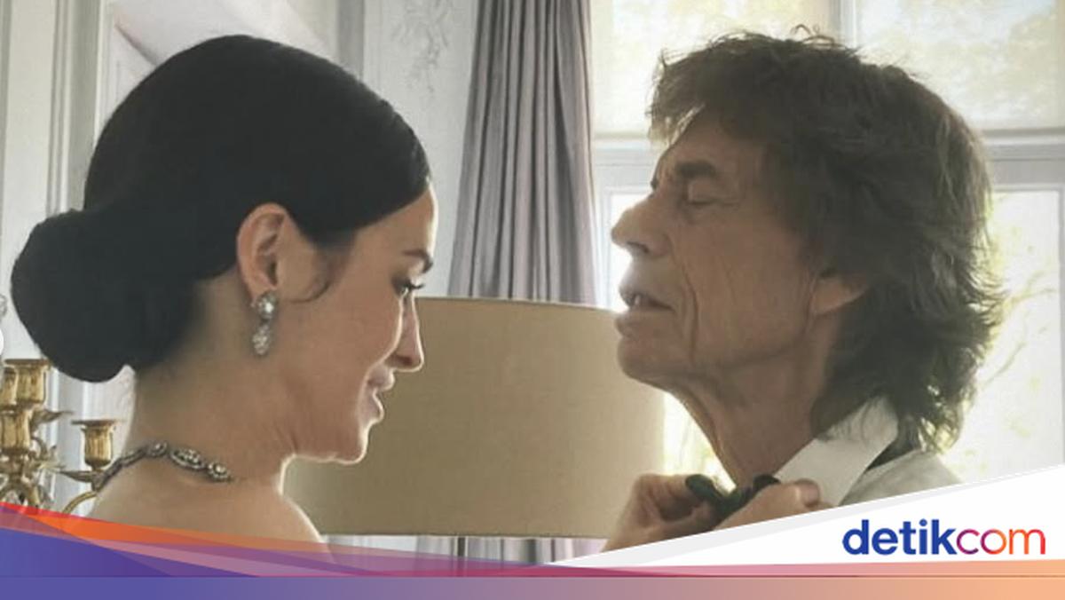 6 Potret Harmonis Mick Jagger dan Tunangannya yang 44 Tahun Lebih Muda