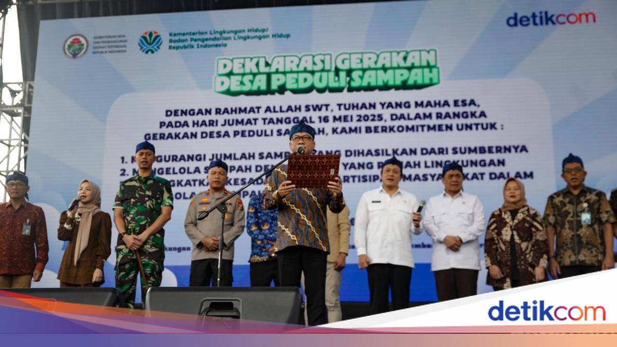 Momen Mendes Deklarasi Gerakan Desa Peduli Sampah