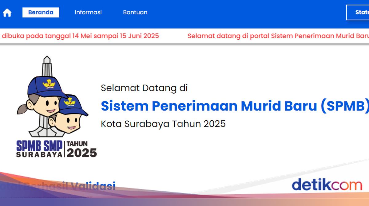 Panduan Daftar SPMB SMP Surabaya 2025 Jalur Prestasi Nilai Rapor