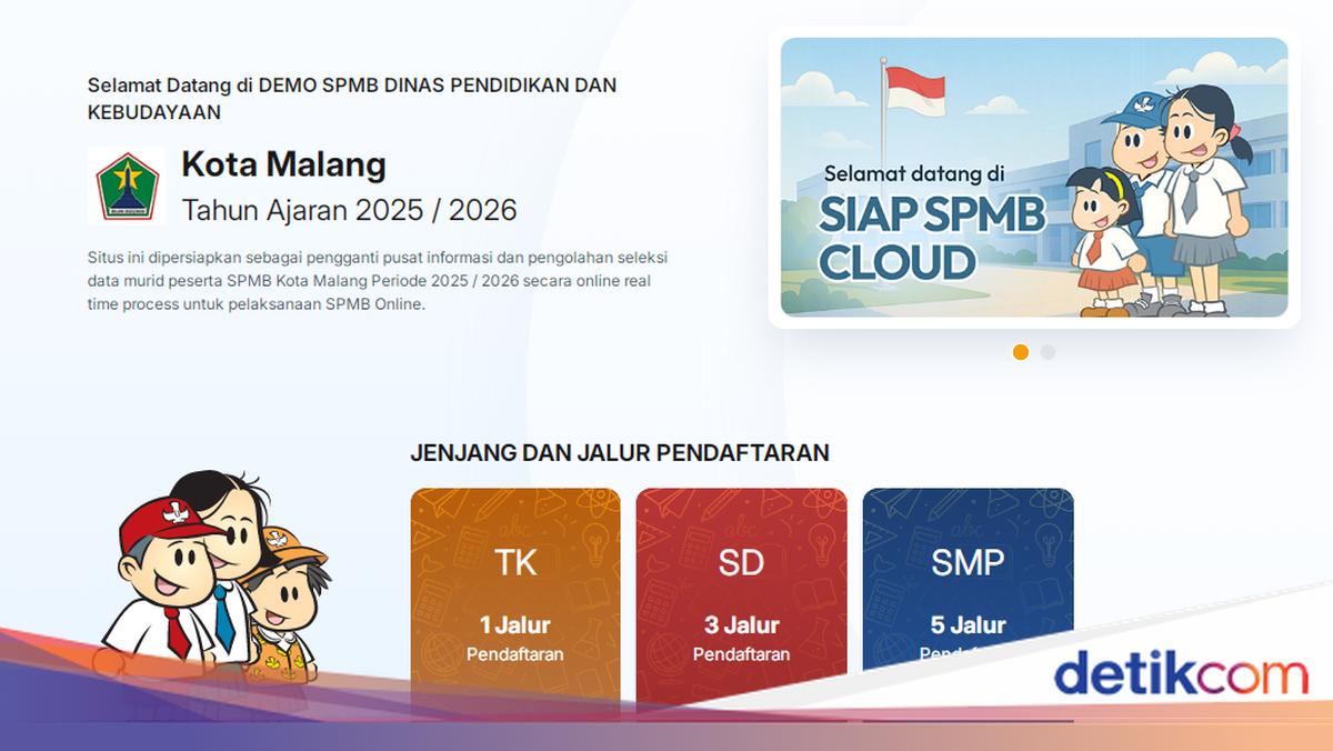 Link dan Cara Melihat Hasil SPMB Kota Malang 2025 untuk TK SD dan SMP