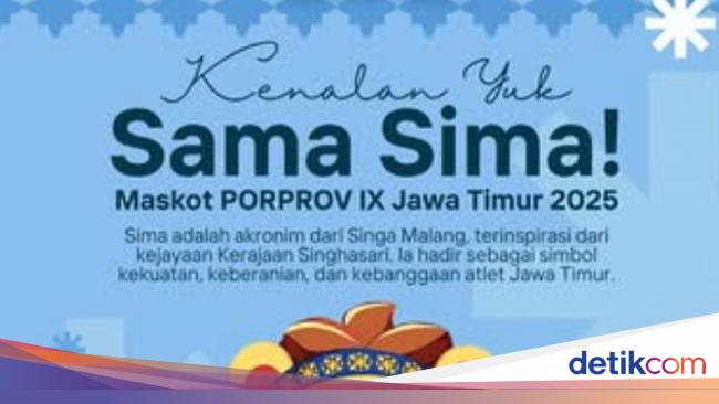 Mengenal Sama Sima, Maskot Porprov IX Jatim 2025 yang Sarat Makna