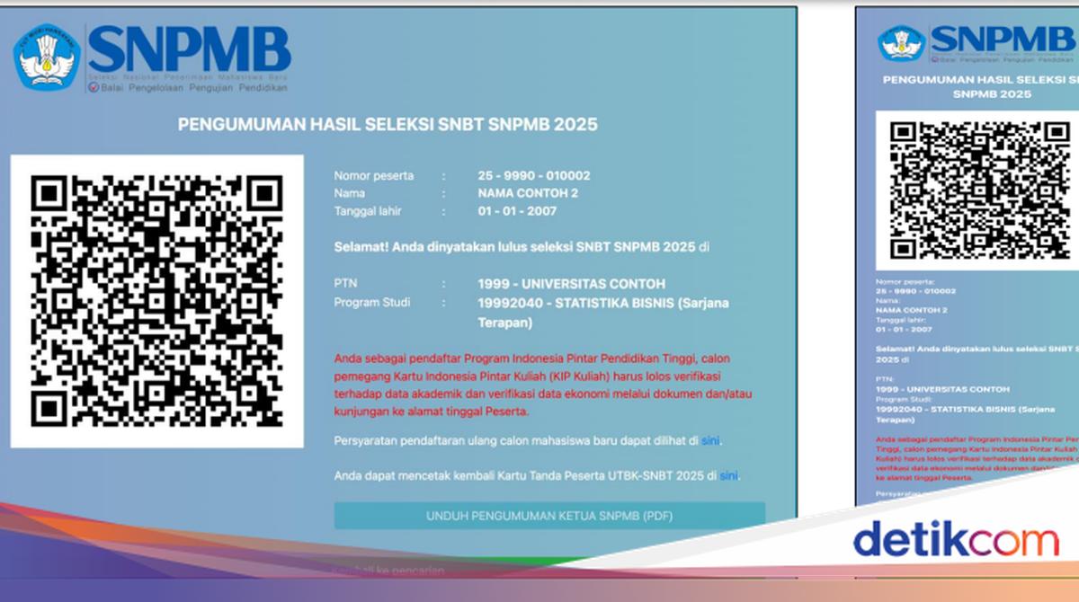 44 Link Pengumuman SNBT 2025 Resmi Semua PTN, Yuk Cek Hasil UTBK!