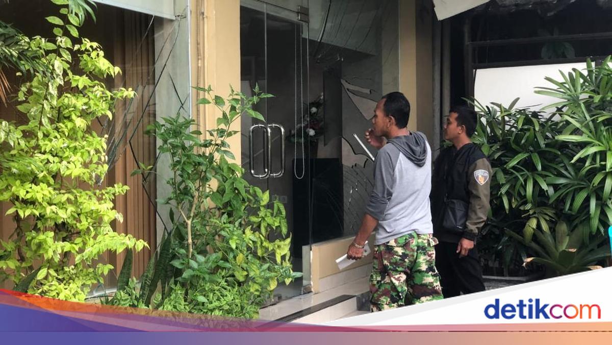 Penampakan Kaca Hotel Pecah Imbas Dahsyatnya Ledakan SPBU Gedong Tengen