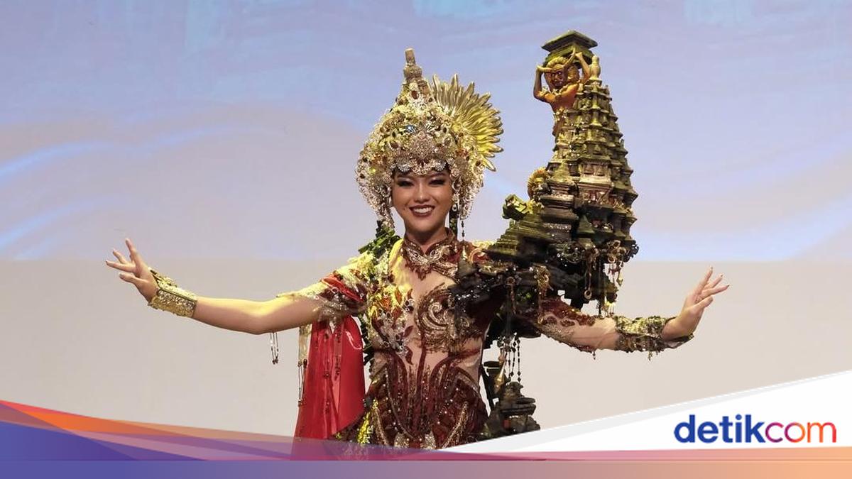 Foto: Kostum Roro Jonggrang 15 Kg, Dipakai Firsta di Miss Supranational ...