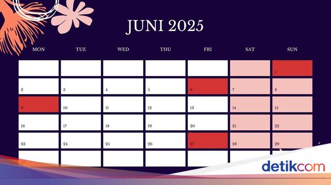 Hari Besar Nasional dan Internasional Juni 2025, Lengkap dengan Liburnya