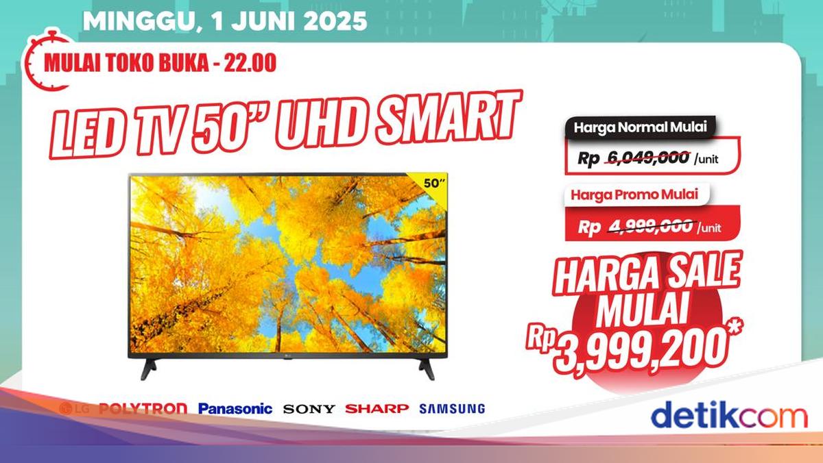 Serbu! TV LED di Transmart Full Day Sale Diskon Gede-gedean