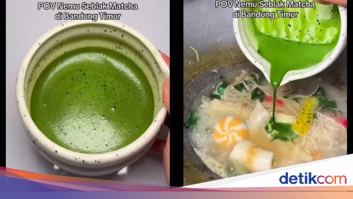 Unik! Seblak Ini Disajikan dengan Kuah Matcha