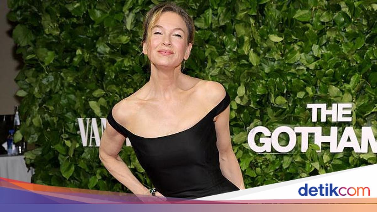 Momen Langka Renee Zellweger Mengulang Gaya Bridget Jones di Karpet Merah